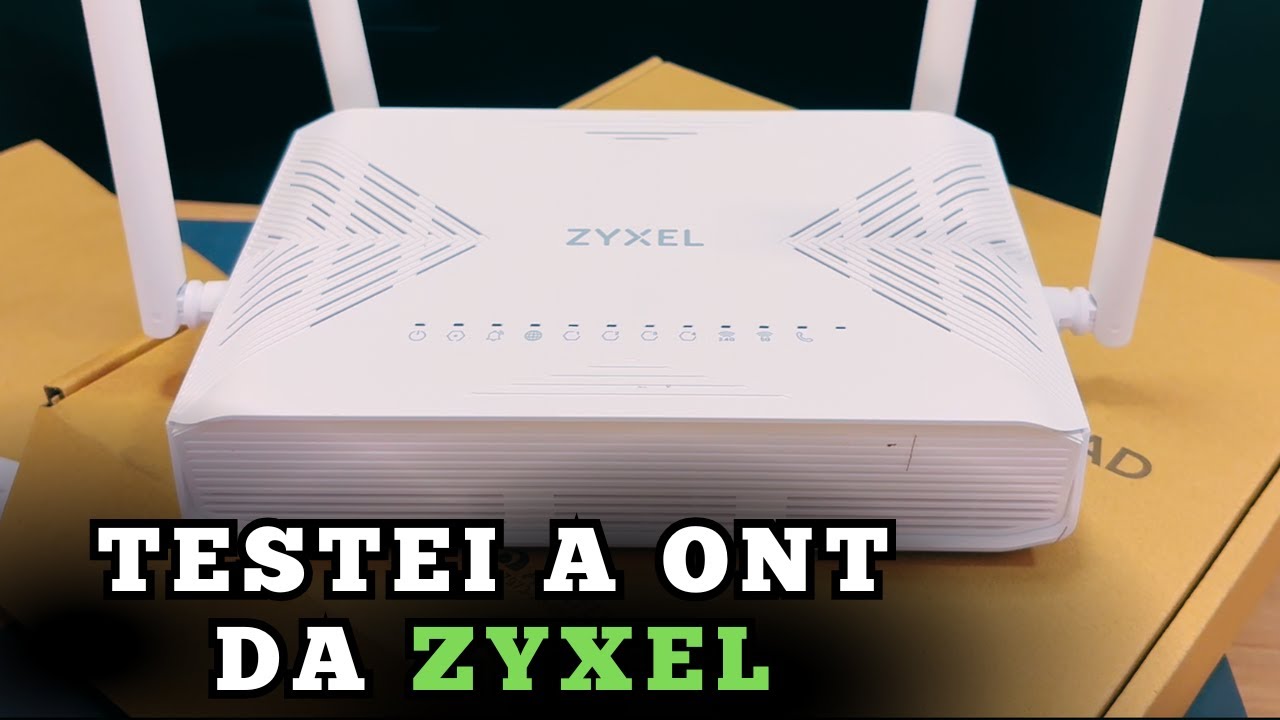TESTEI A ONT ZYXEL (WIFI 6) | DIA A DIA DE PROVEDOR - YouTube