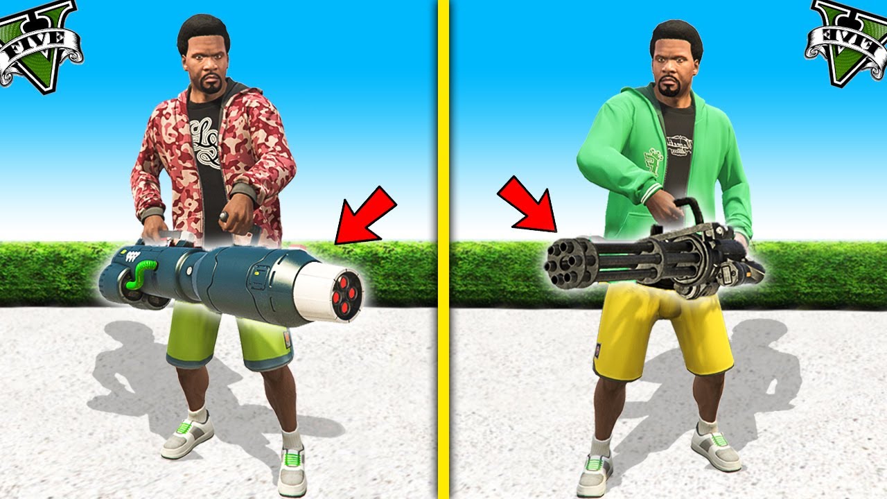 GTA 5 WIDOWMAKER Vs GTA 5 MINIGUN! WHICH IS BEST? - YouTube