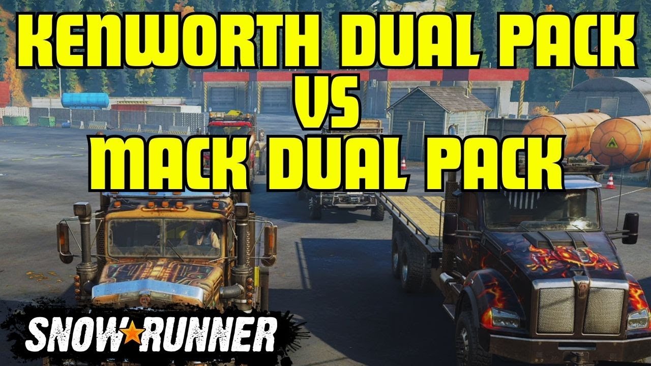 Snowrunner Kenworth Dual Pack VS Mack Dual Pack - YouTube