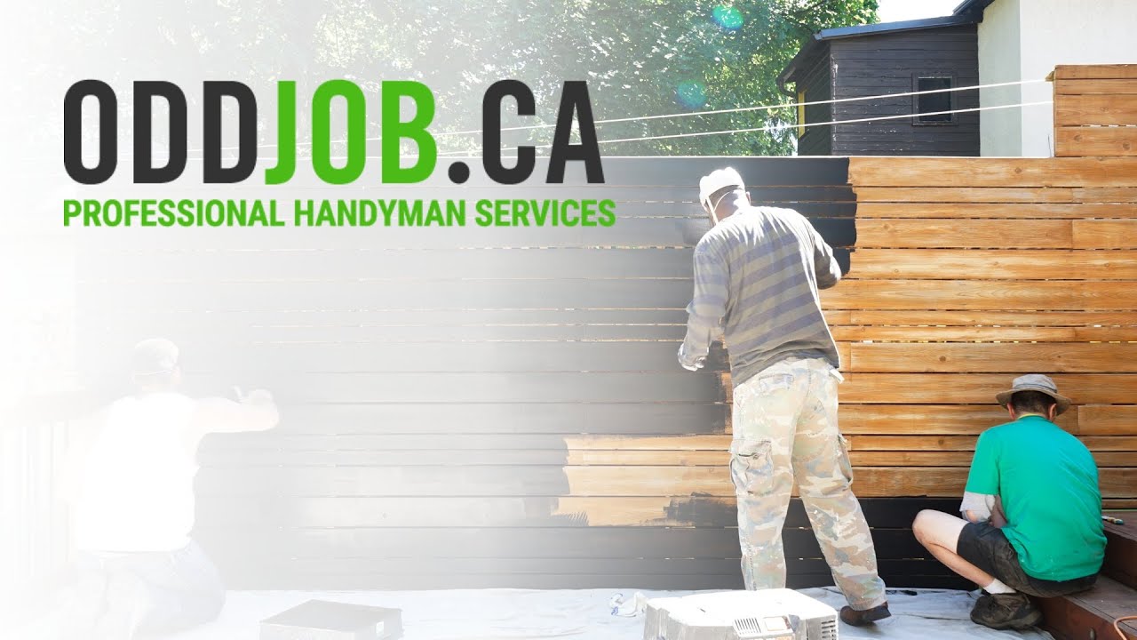 Odd Job Handyman Outdoor Projects - YouTube