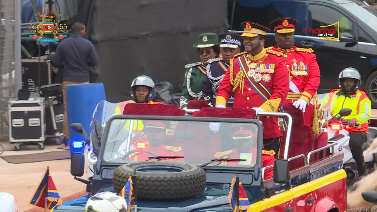 THE ARRIVAL OF HIS MAJESTY KING MSWATI III // 55YEARS DOUBLE ...