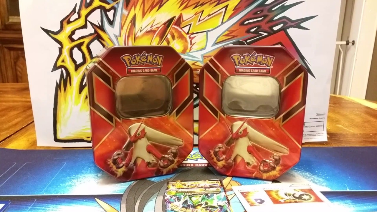 Tin Tuesday: Blaziken EX Hoenn Power Tin Unboxing! - YouTube