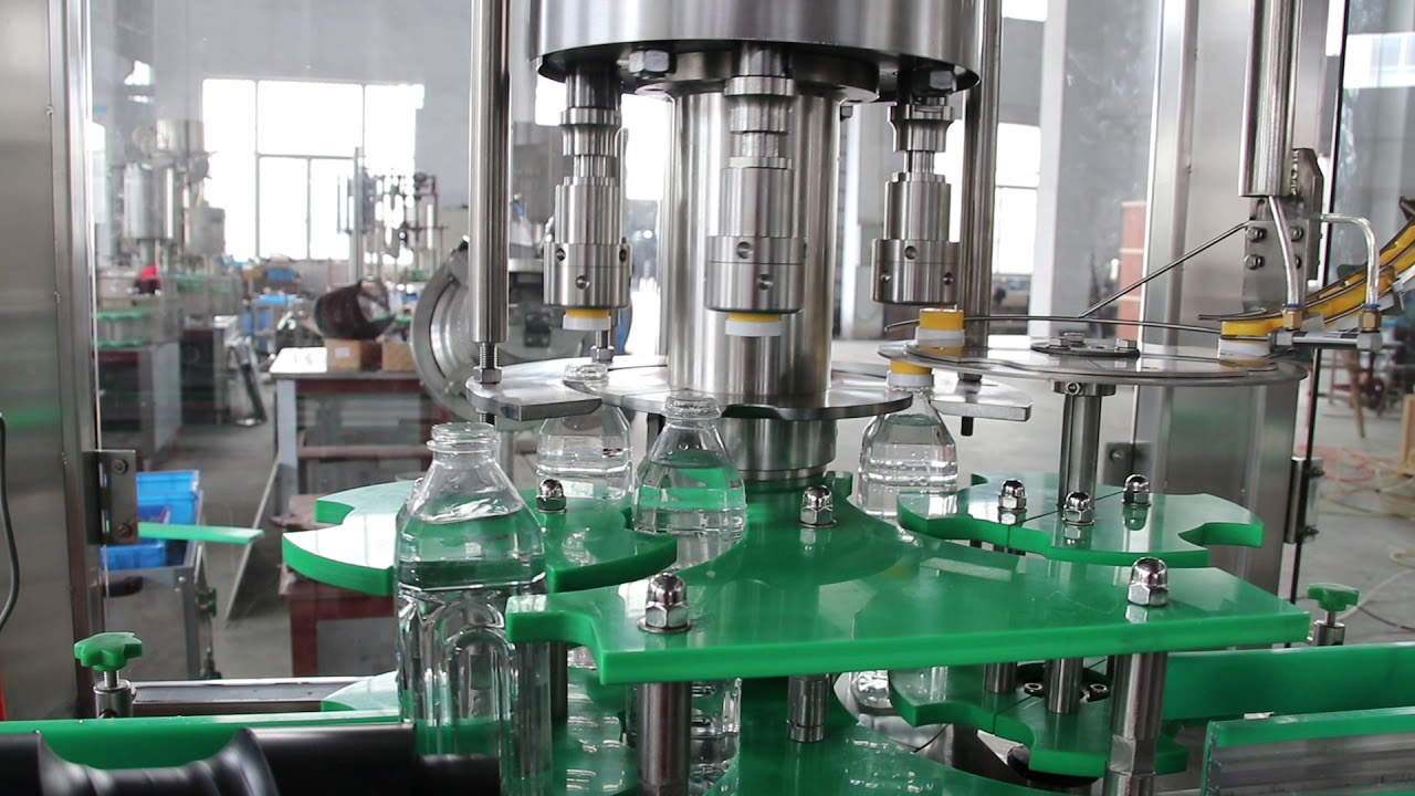 Automatic 4 heads plastic bottle oil press cap capping machine capper ...