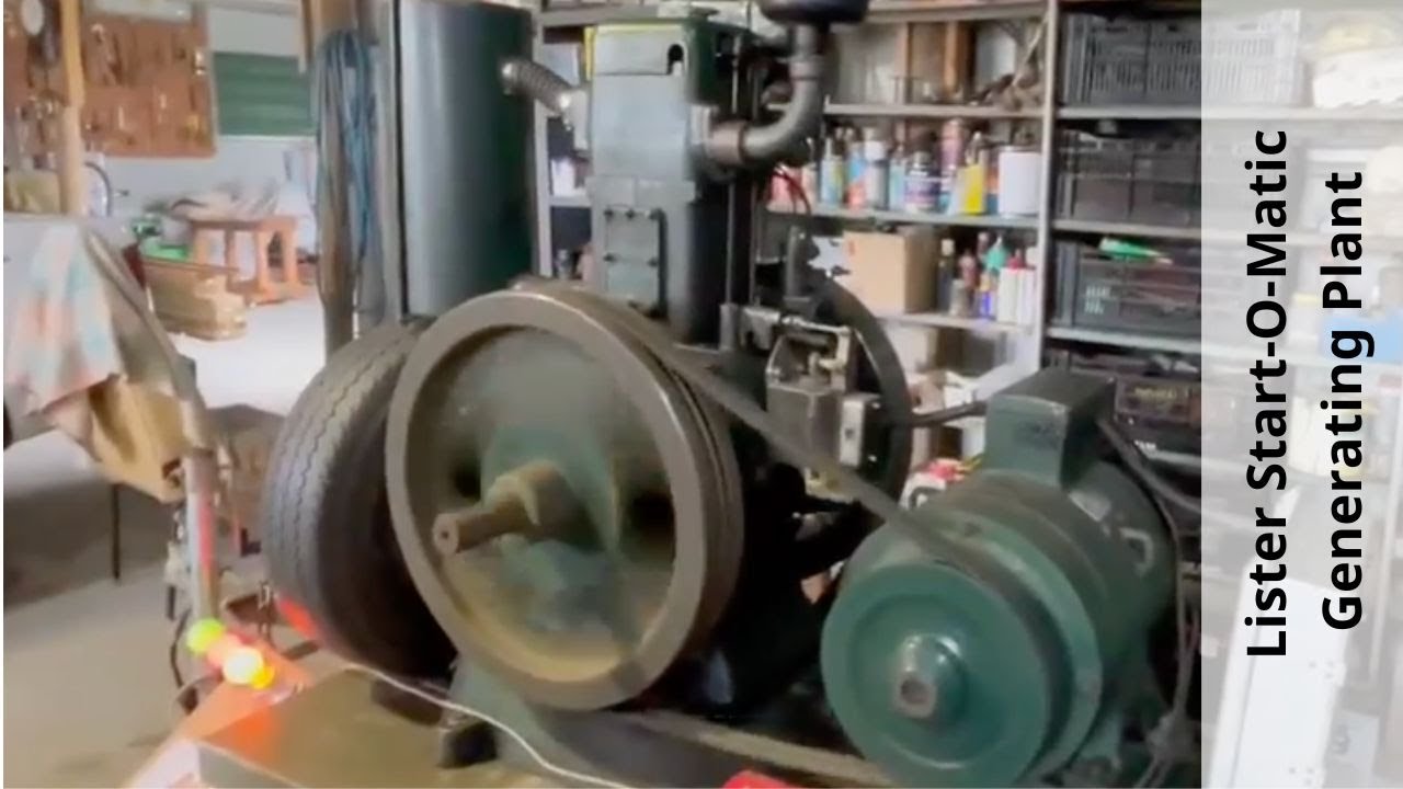 Lister Start-O-Matic Generating Plant - YouTube