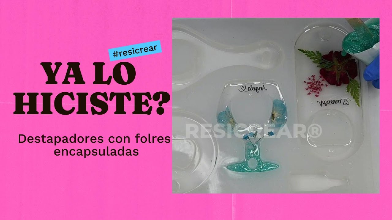 COMO ENCAPSULAR FLORES CON RESINA EPOXI - YouTube