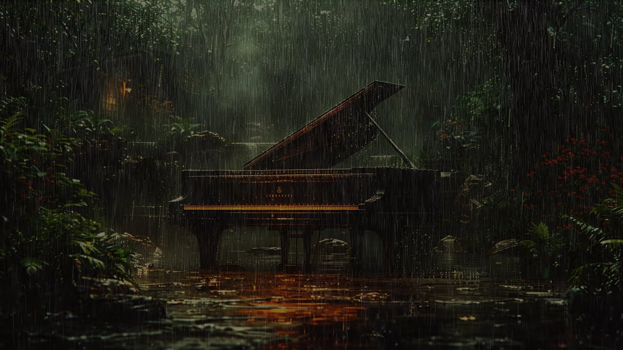Beautiful Piano Music Mix Rain Sounds - Relaxing Music, Meditation ...