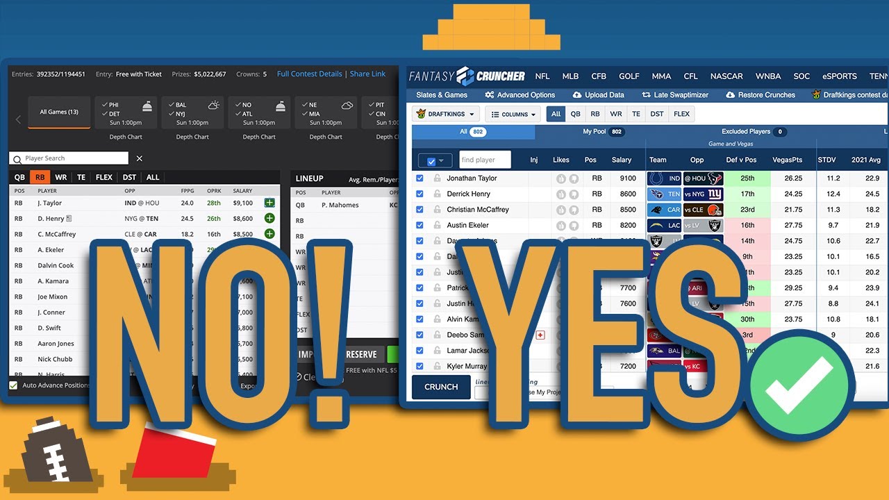 DraftKings Optimizer Tips To Build Fantasy Football Lineups (2022 ...