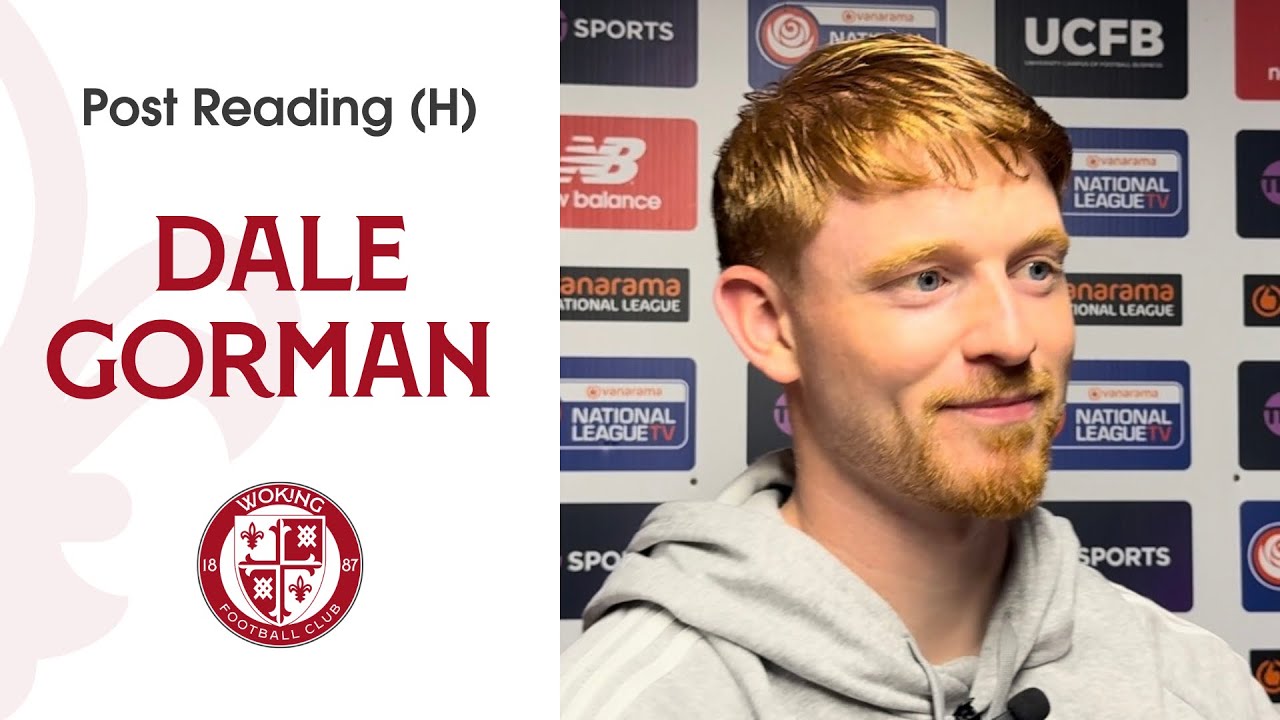 Woking 0-2 Reading | Dale Gorman Interview - YouTube