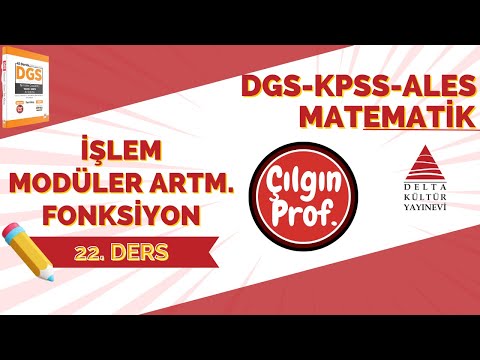 FONKSİYON İŞLEM MODÜLER ARİTMETİK KONU ANLATIM