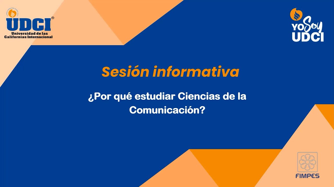 Sesión Informativa Comunicación UDCI 2024 - YouTube