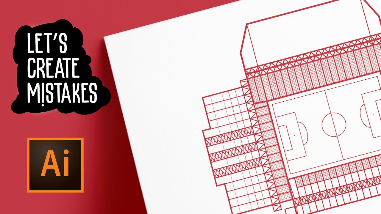 Birds eye illustration of Anfield Stadium - Vector Illustration - Lets ...