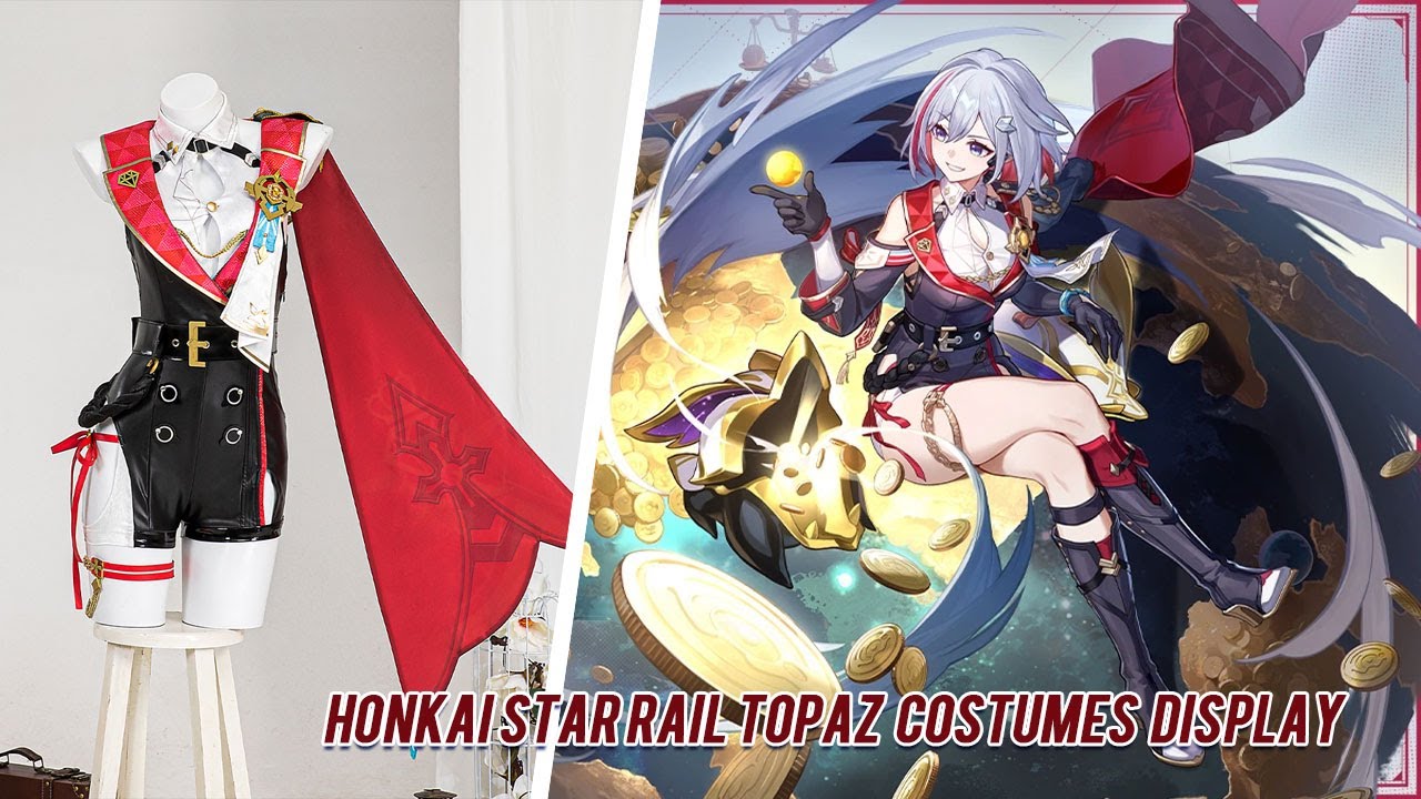 Honkai: Star Rail Topaz Cosplay Costumes Display - YouTube