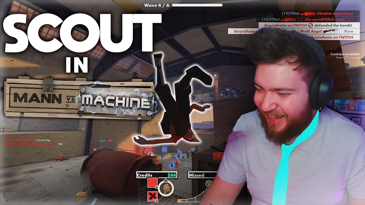 Team Fortress 2: MvM SCOUT Gameplay - YouTube