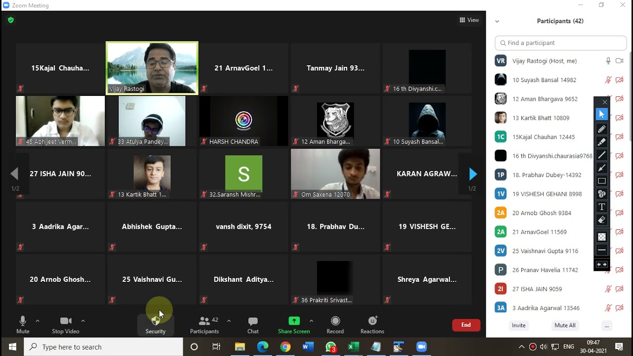 Class 9A 30 April 21 - YouTube