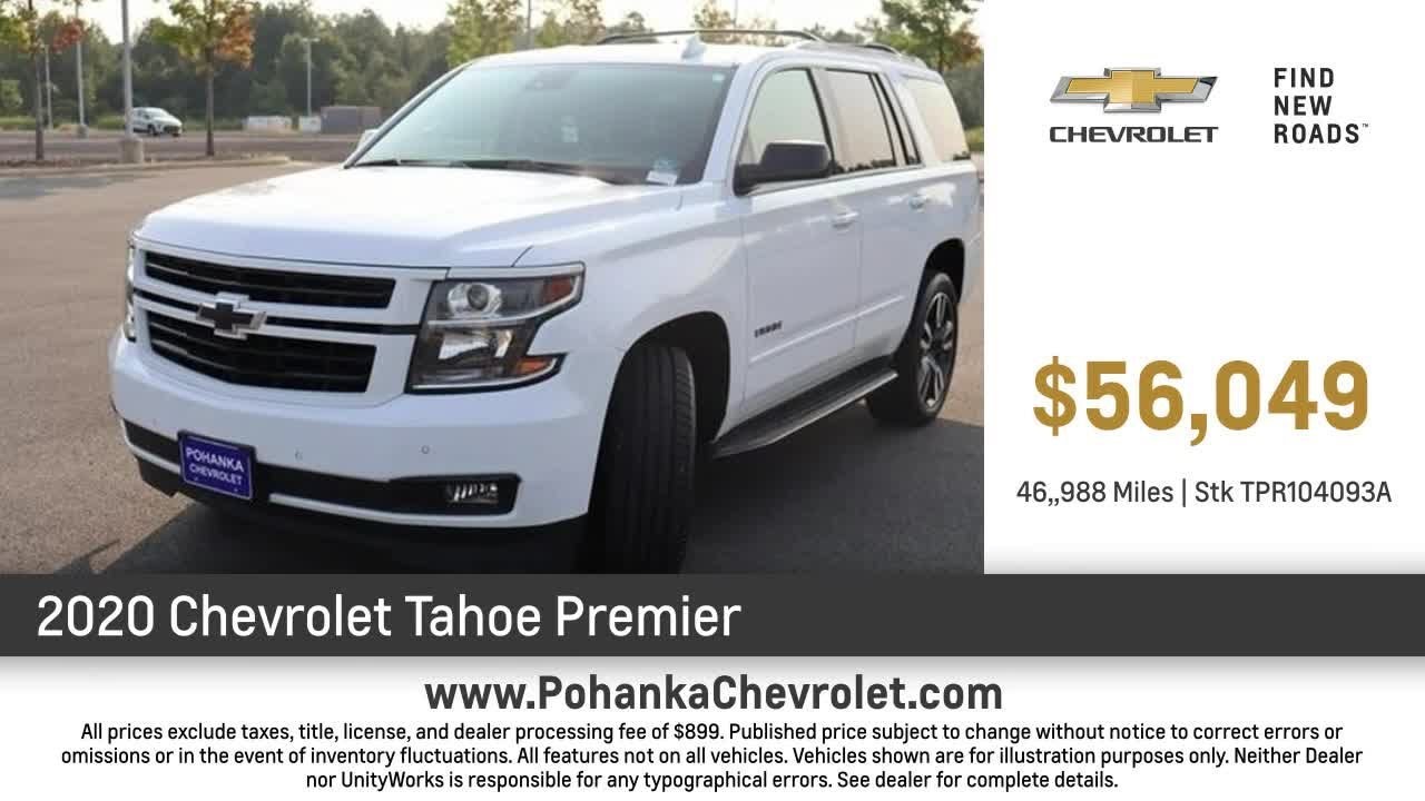 Certified Pre Owned Specials on Select Chevrolet Tahoe Models Chantilly ...