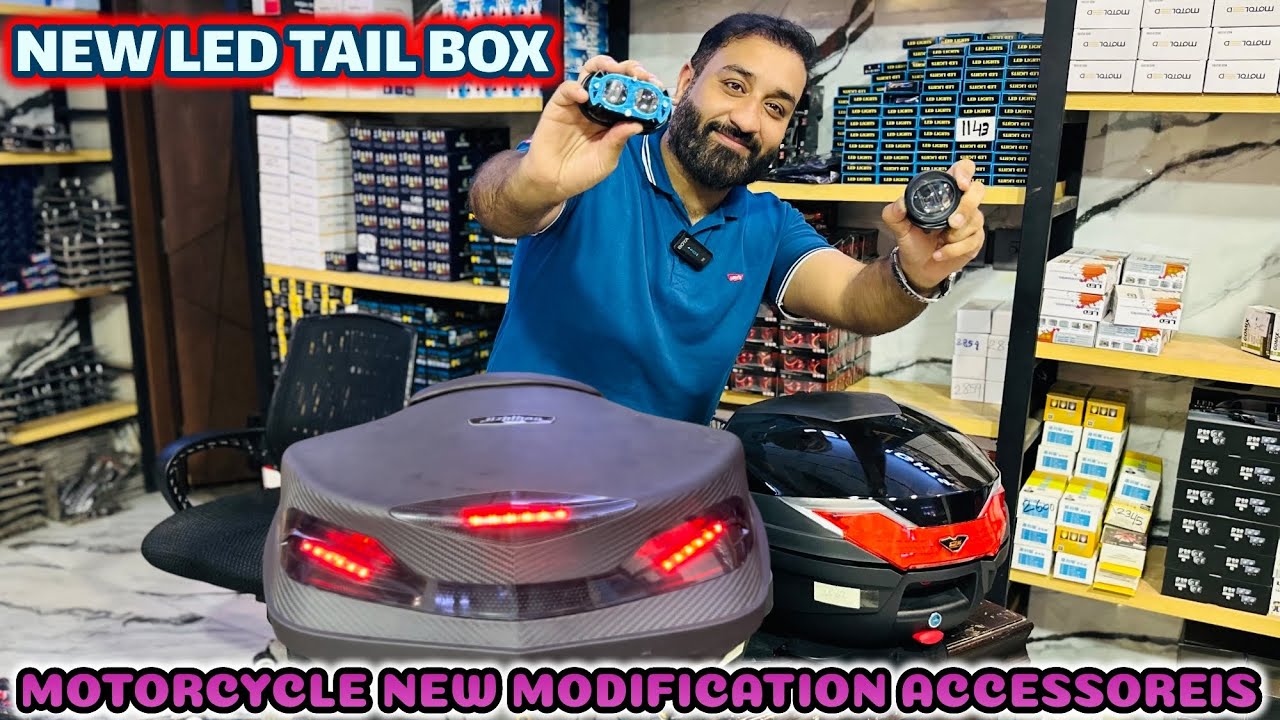 New Tail Box With Led Light | New Accessories | @lahoridrives - YouTube