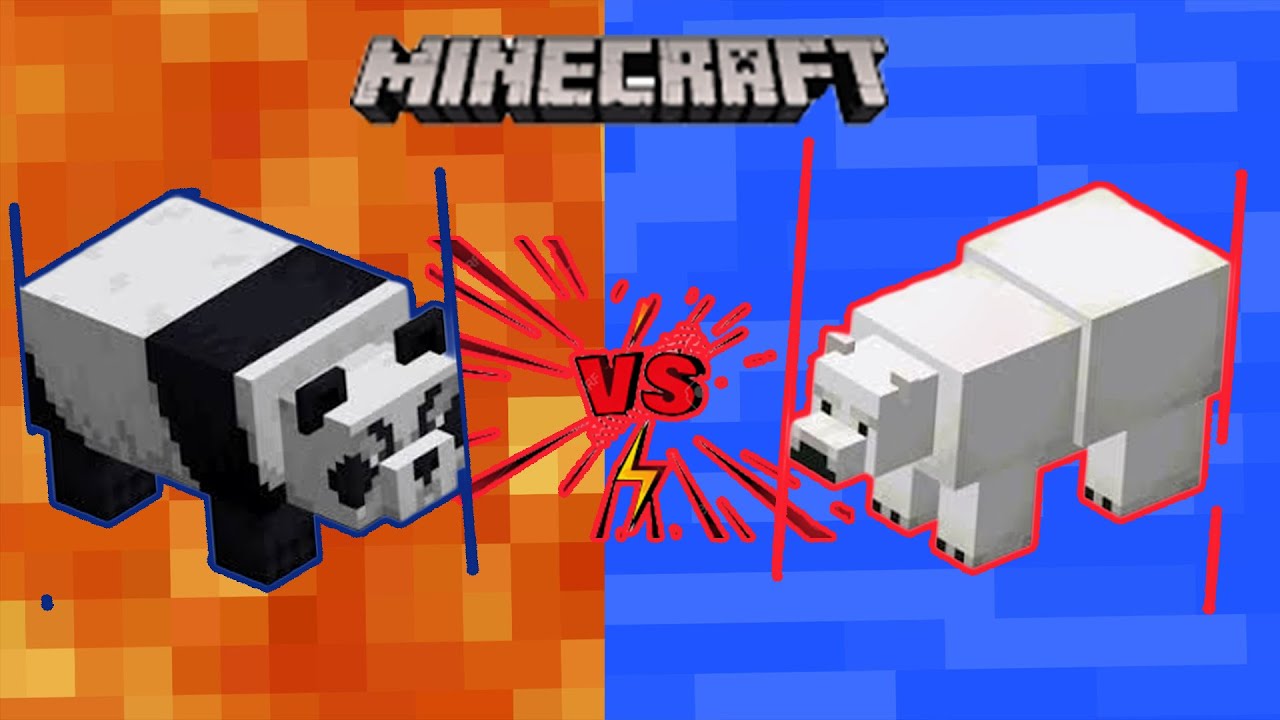 How to build Battle Arena (easy)/ Polar Bear vs Panda- Minecraft - YouTube
