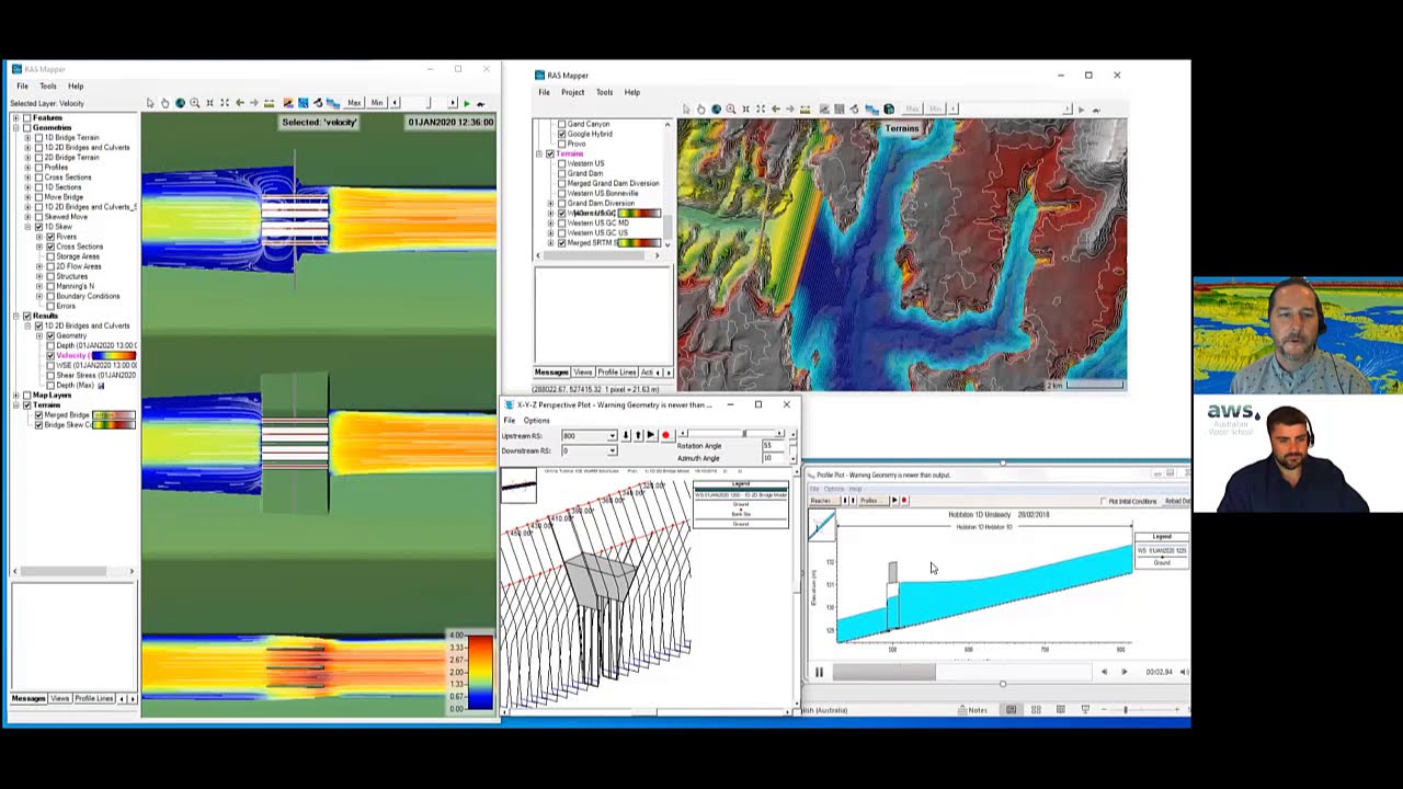 HEC-RAS 6.0 training courses - YouTube