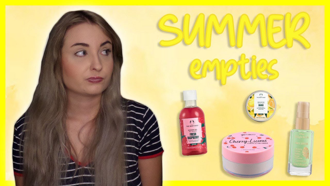 PRODUITS TERMINÉS : SUMMER EMPTIES 🌞 - YouTube