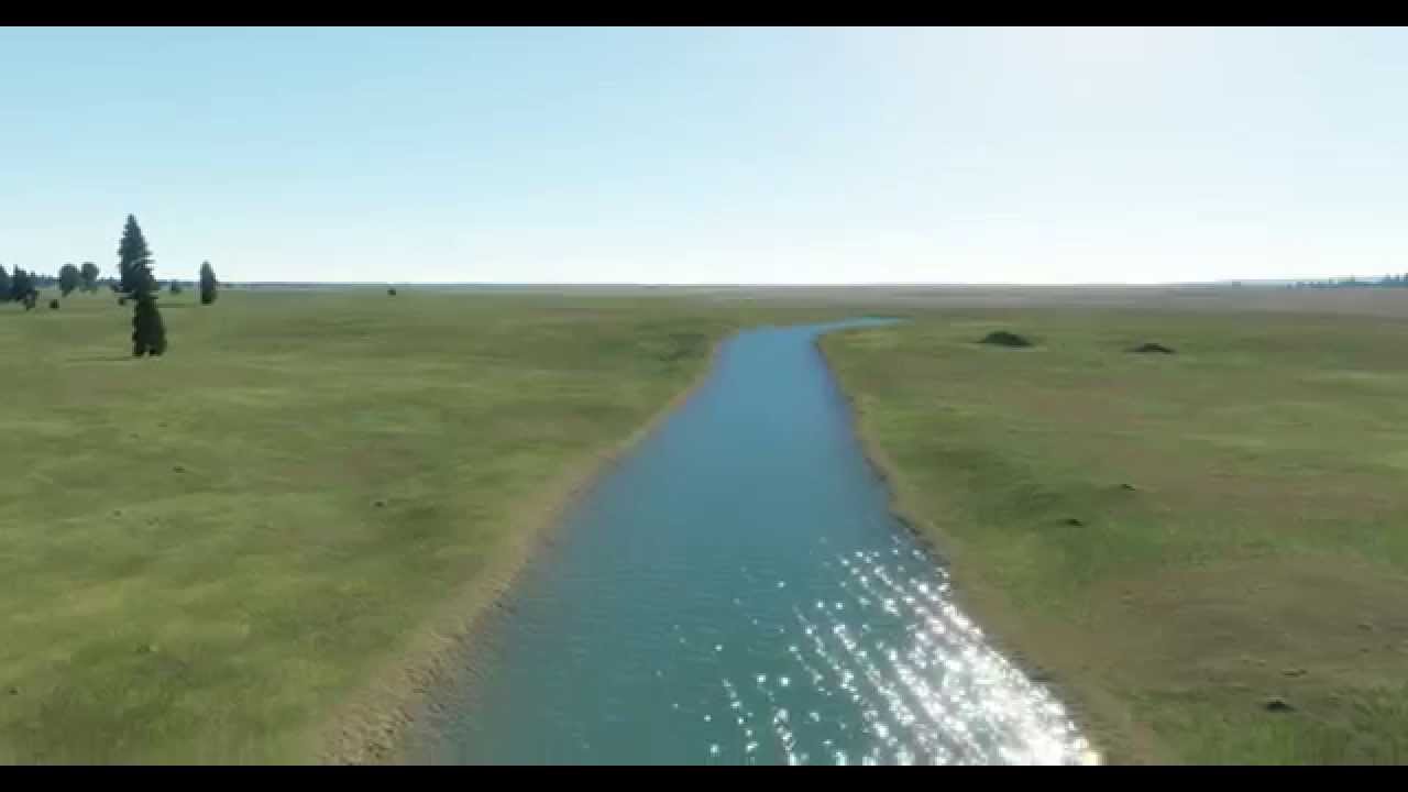 Alpha river support in Outerra - YouTube