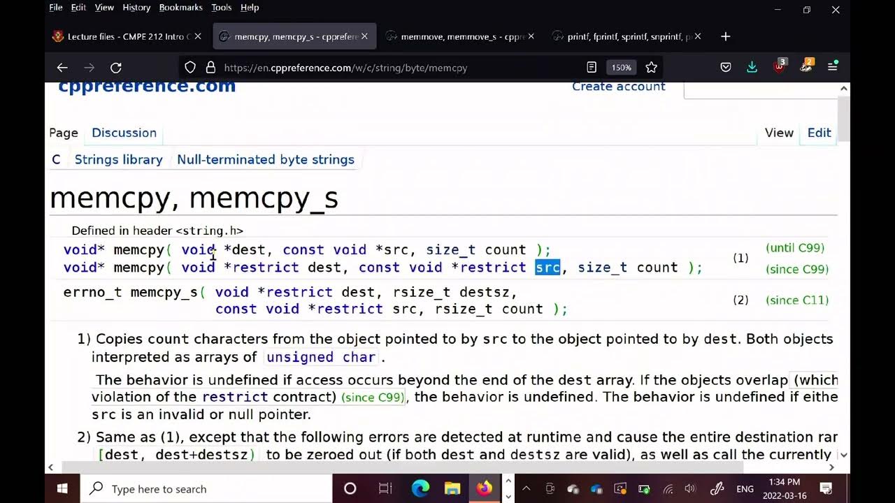 CISC220 Lecture: 2022-03-16 - YouTube