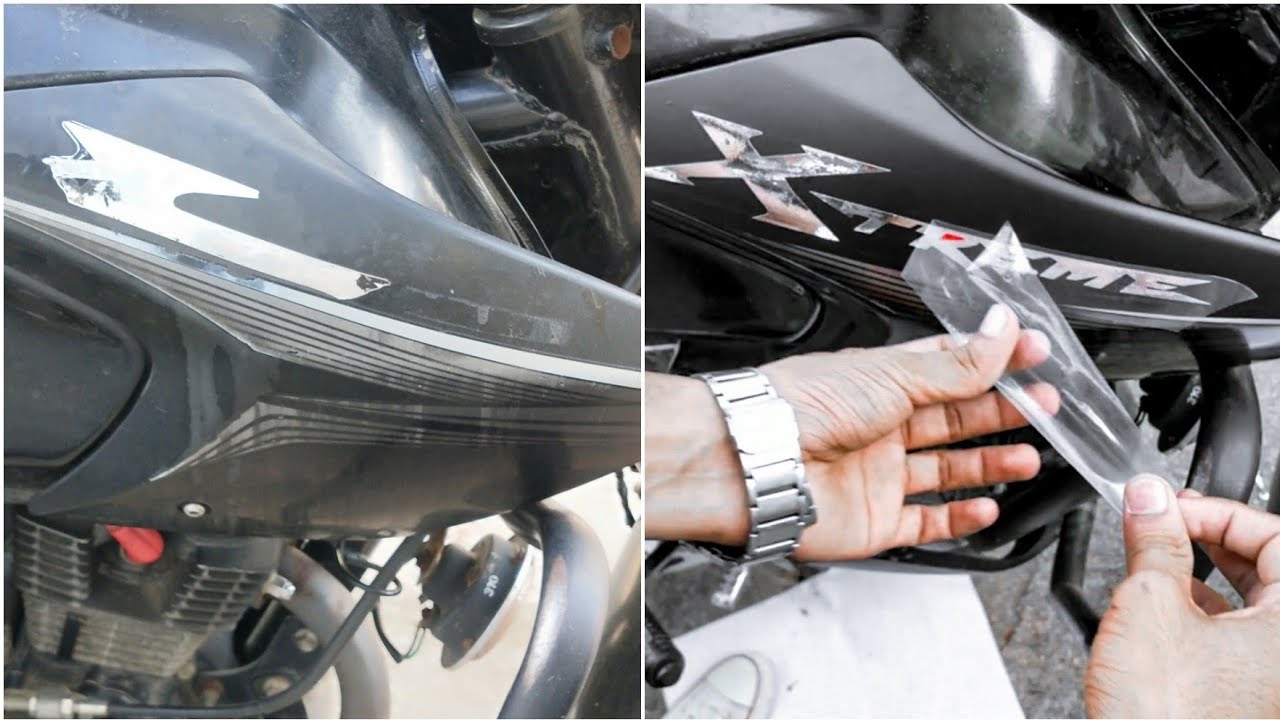 CBZ Xtreme Visior wrapping | CBZ Xtreme modify | bike modification ...