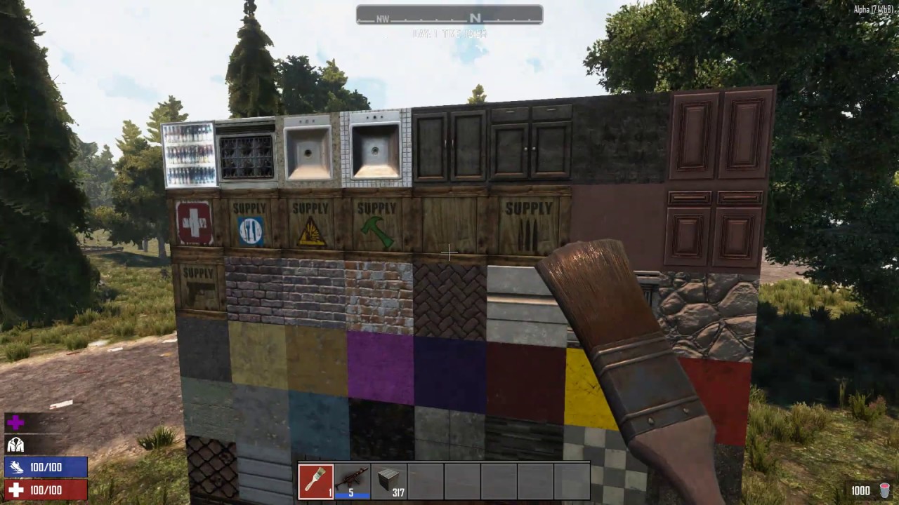 A17 7dtd - Biomes seem to impact your paint colours. - YouTube