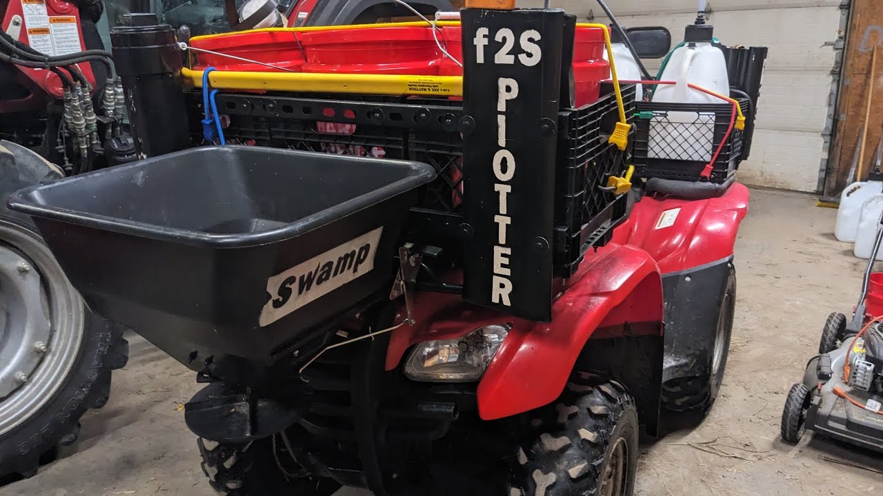 Field 2 Swamp Food Plotting System and ATV Set Up - YouTube