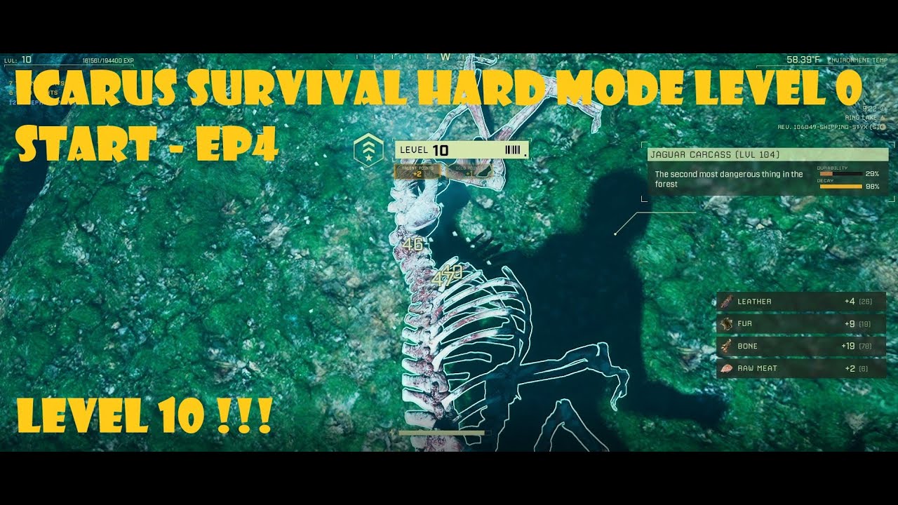 Icarus Survival Hard Mode LVL 0 Start - Ring Lake EP4 - YouTube