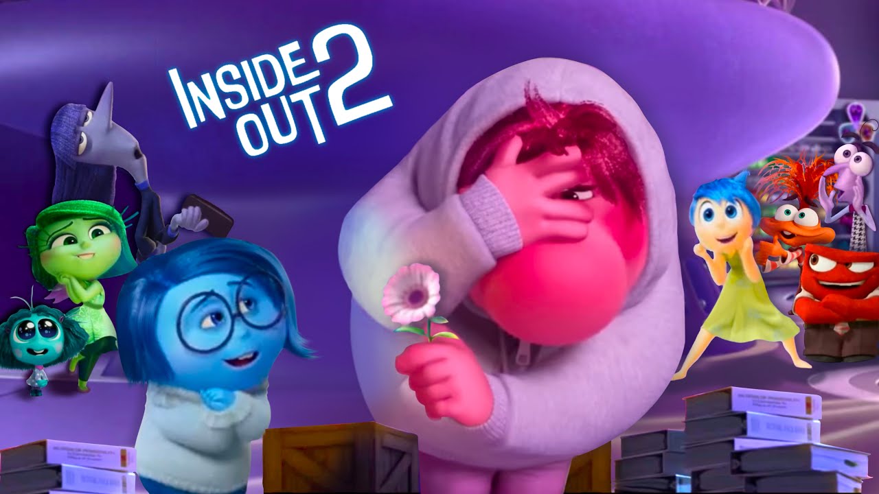 Inside Out 2 the New Emotions Embarrassment And Sadness Love Story ...