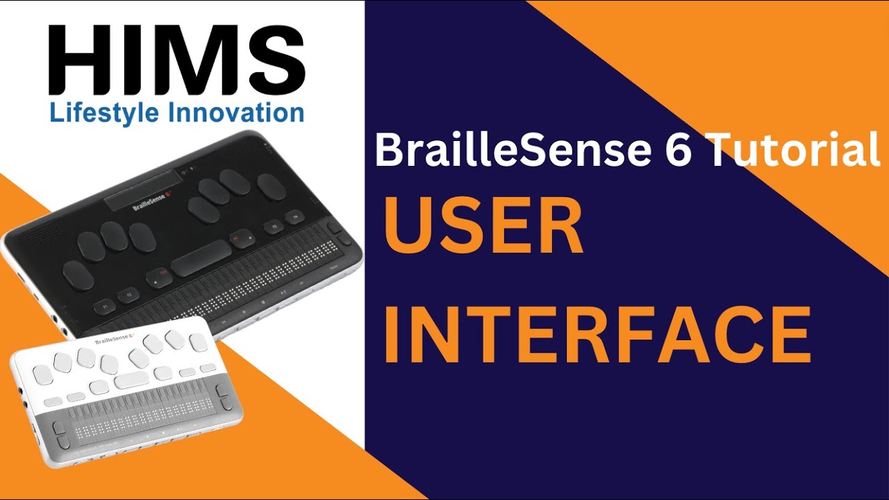 BrailleSense 6 - User Interface - YouTube