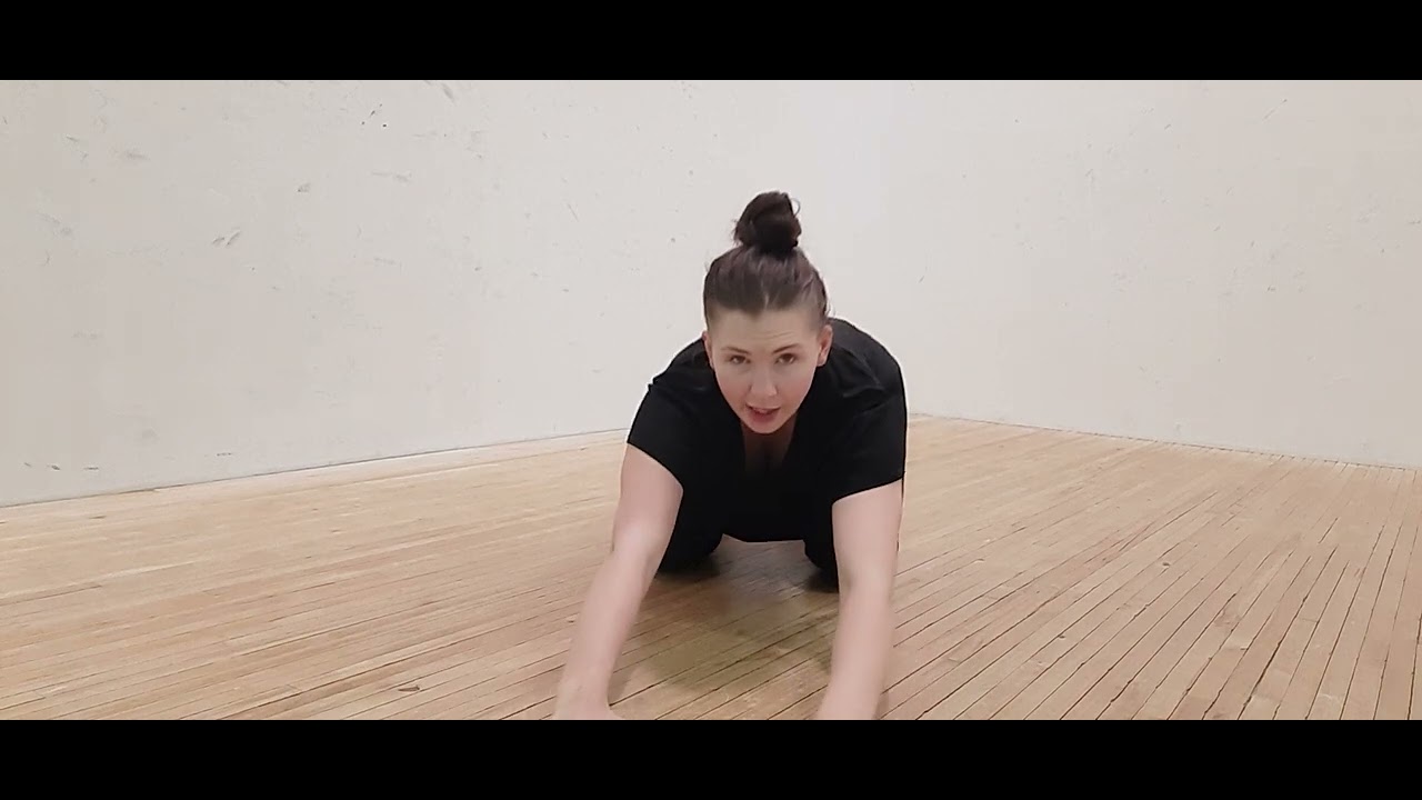 Angled Child's Pose - YouTube