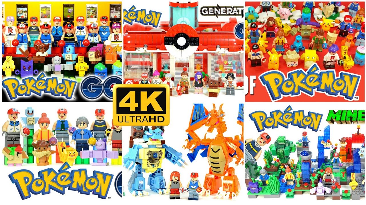 4K COMPILATION Bootlego Pokémon & Pokémon GO Unofficial LEGO Knockoff ...