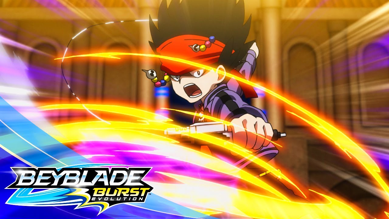 BEYBLADE BURST EVOLUTION | Ep.13 ¡Par de guadañas! ¡Golpe doble! | Ep ...