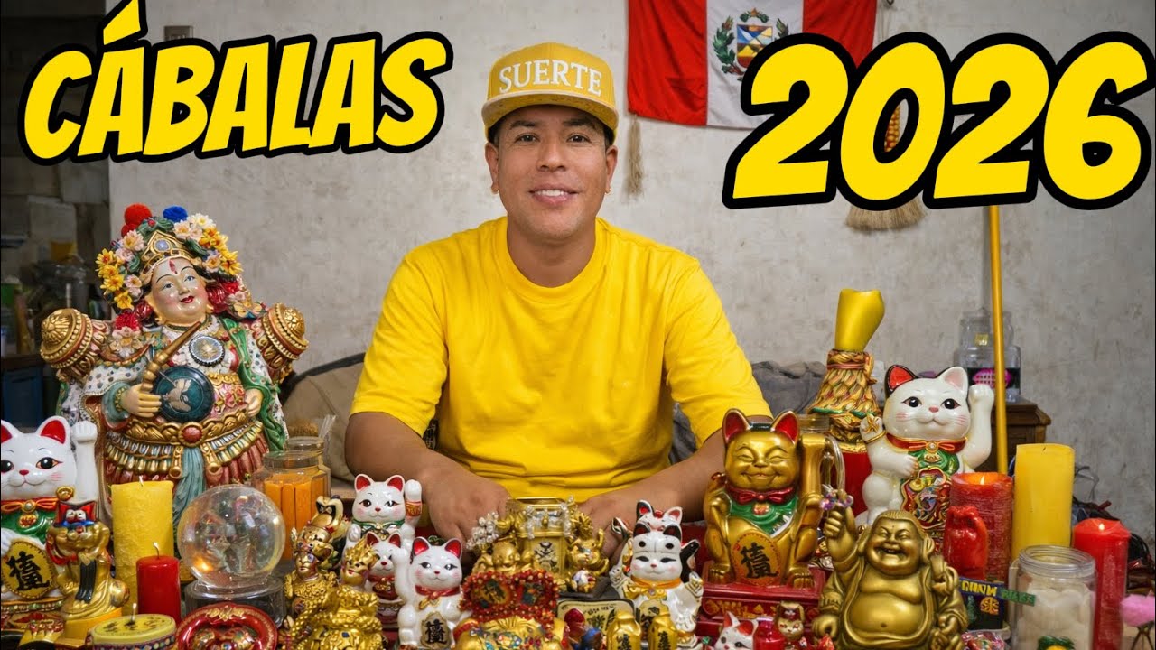 LAS MEJORES CABALAS de AÑO NUEVO 2026 amuletos etc / comico lucky - YouTube
