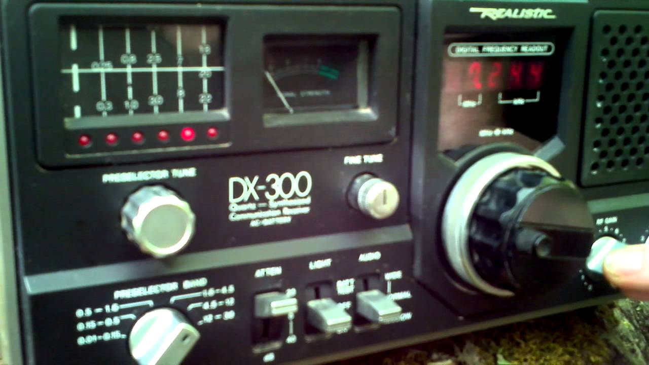Realistic DX-300 in the woods.... - YouTube