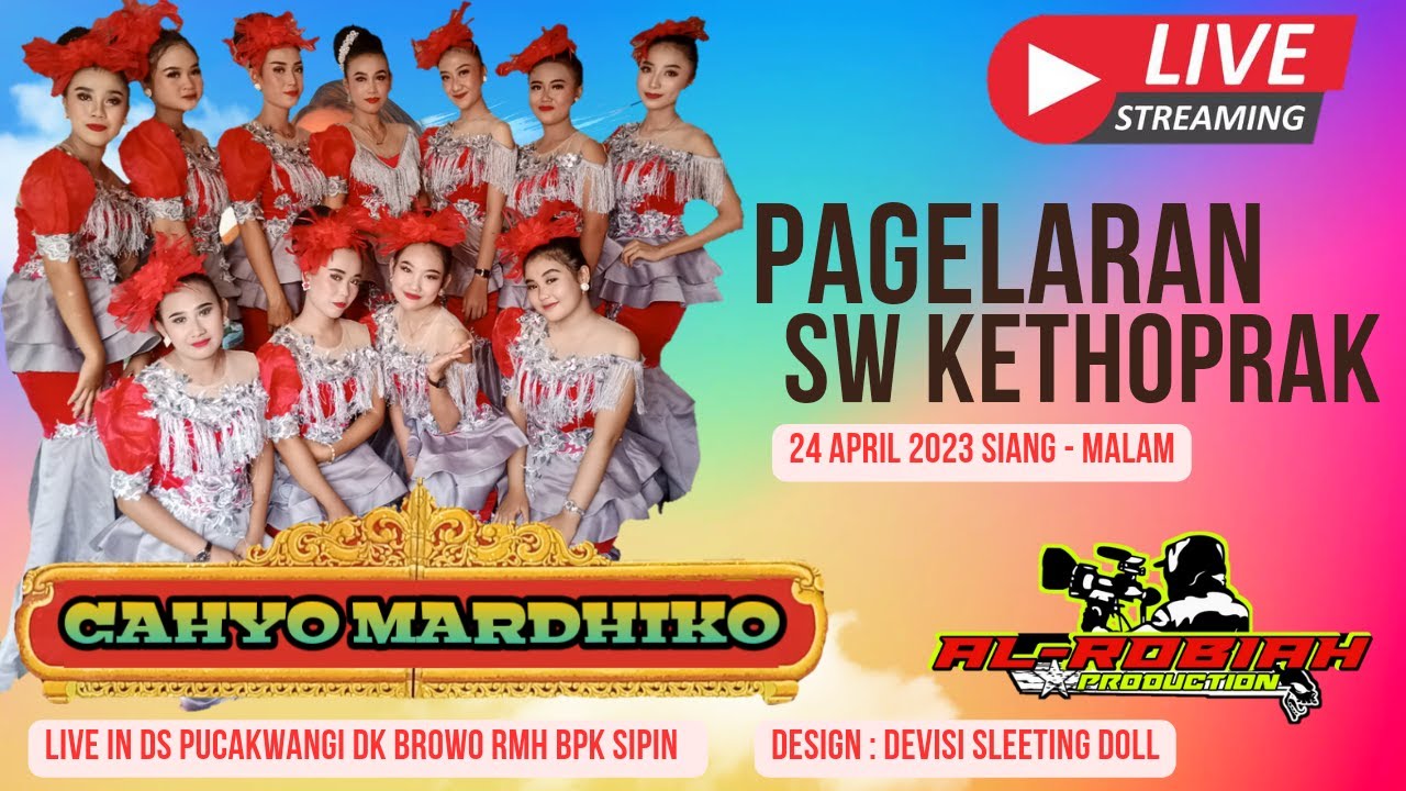 LIVE MLM KETHOPRAK CAHYO MARDHIKO // BROWO PUCAKWANGI PATI // 24 APRIL ...