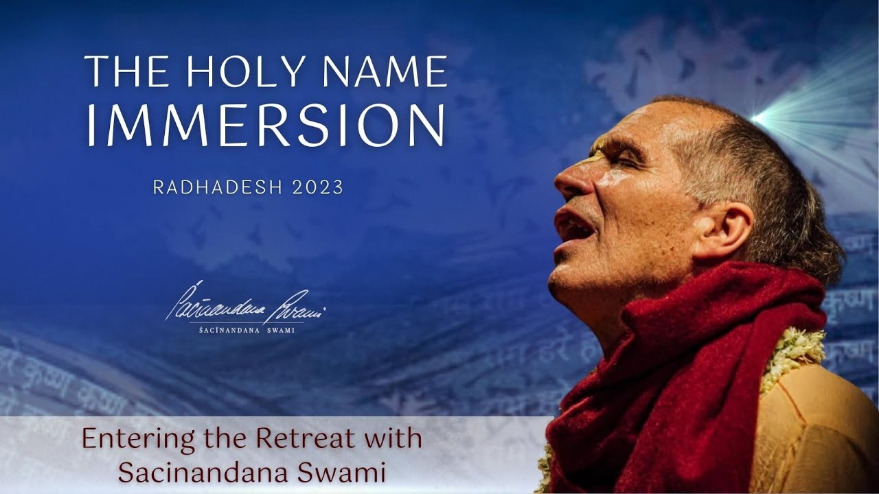 Entering the Retreat / Holy Name Immersion / Radhadesh 2023 - YouTube