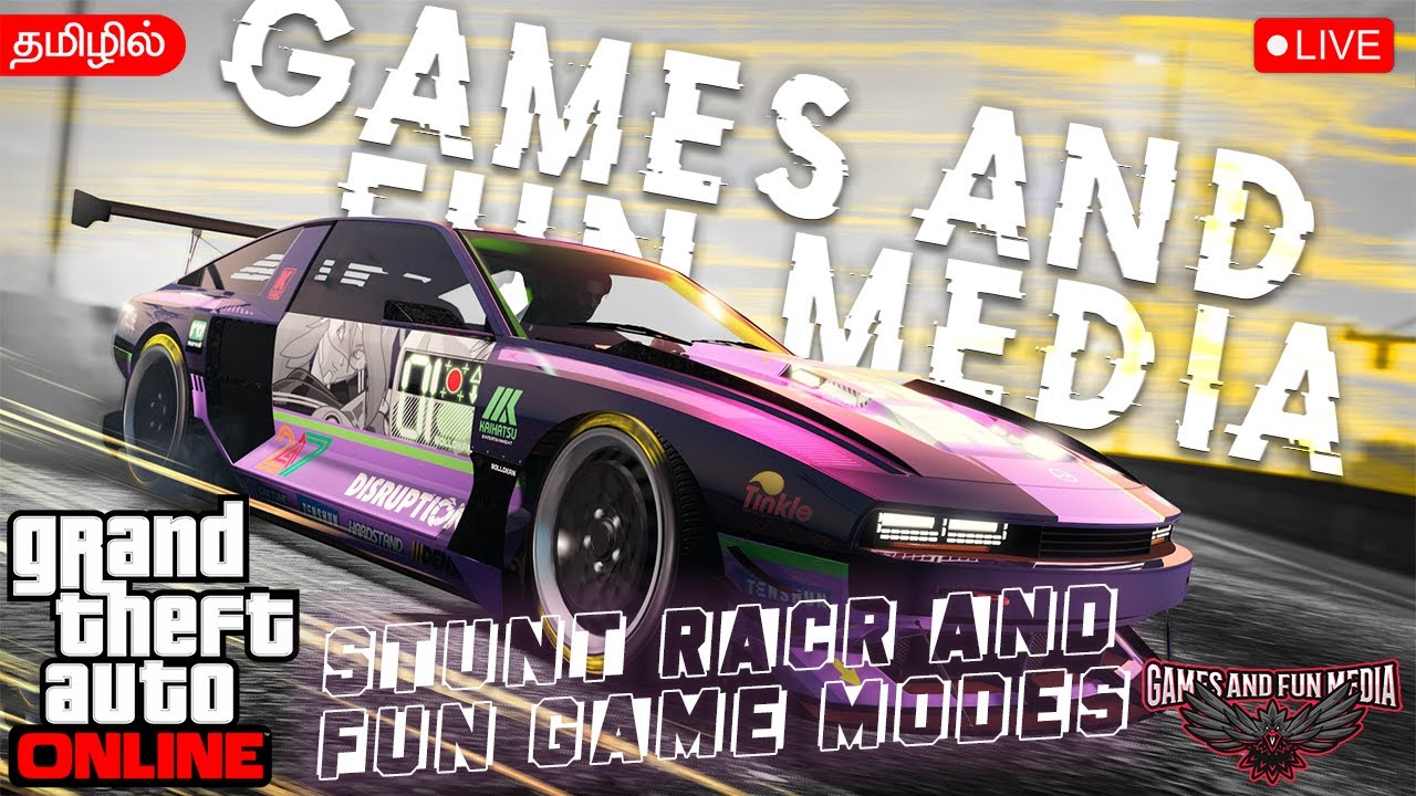 🔴 GTA 5 Online - Stunt Race And Fun Game Modes | Games And Fun Media 😂🔥 ...