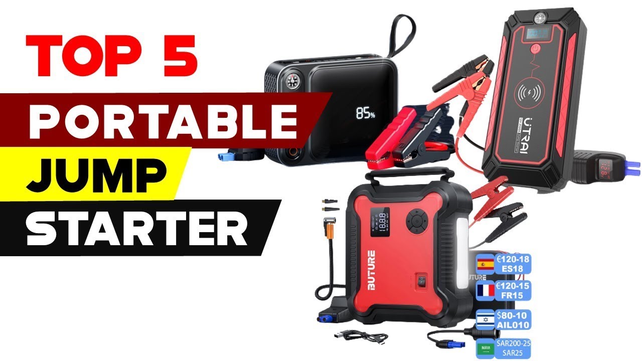 Top 5 Best Portable Jump Starter of 2024 । 5 Best Budget Portable Jump ...