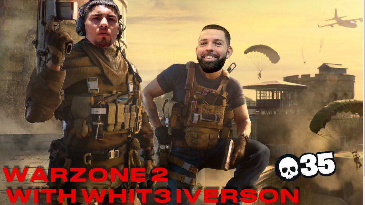 I PLAYED WARZONE WITH WHIT3 IVERSON - YouTube