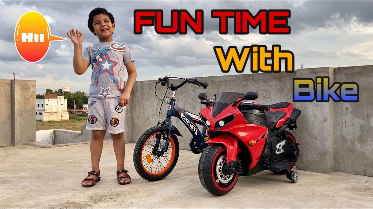 FUN AND LEARN | FUN TIME WITH BIKE | BIKE RIDE | CHALLENGE | EXERCISE ...
