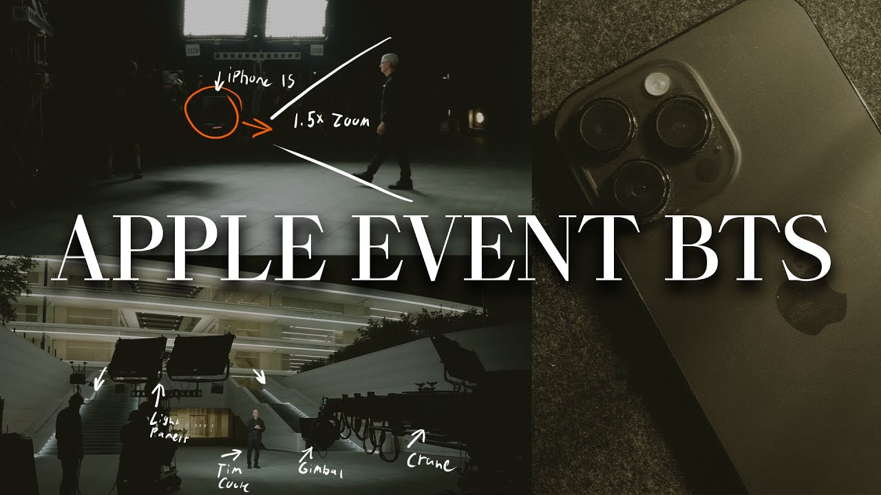 How Apple Filmed Their Event With iPhone 15 Pro📱 - YouTube