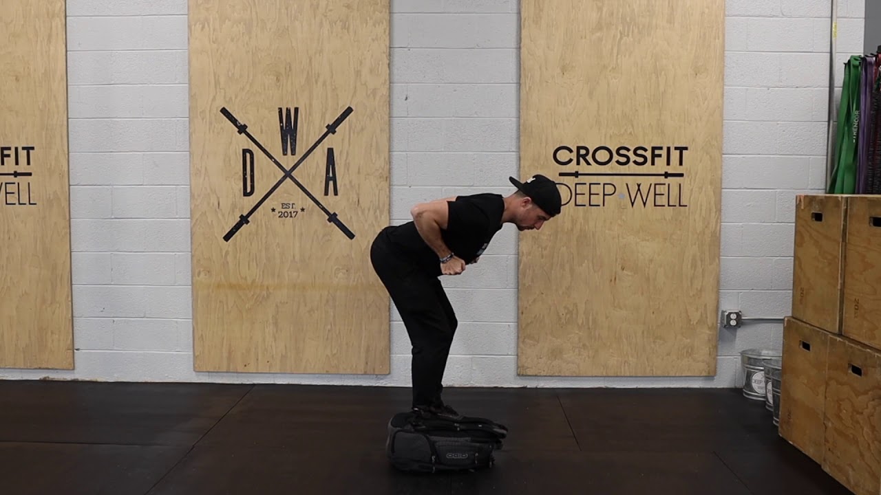 Backpack Bent Over Row - YouTube
