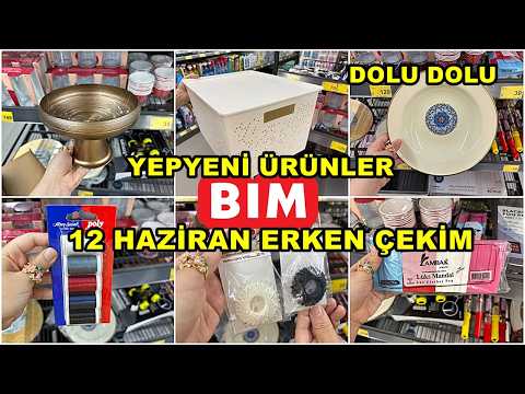 BİME GELDİ HEMEN ALDIK💃BİM 12 HAZİRAN 2026 CUMA💃/GERÇEK İLK VE TEK ERKEN ÇEKİM❗️/YEPYENİ ÜRÜNLER/
