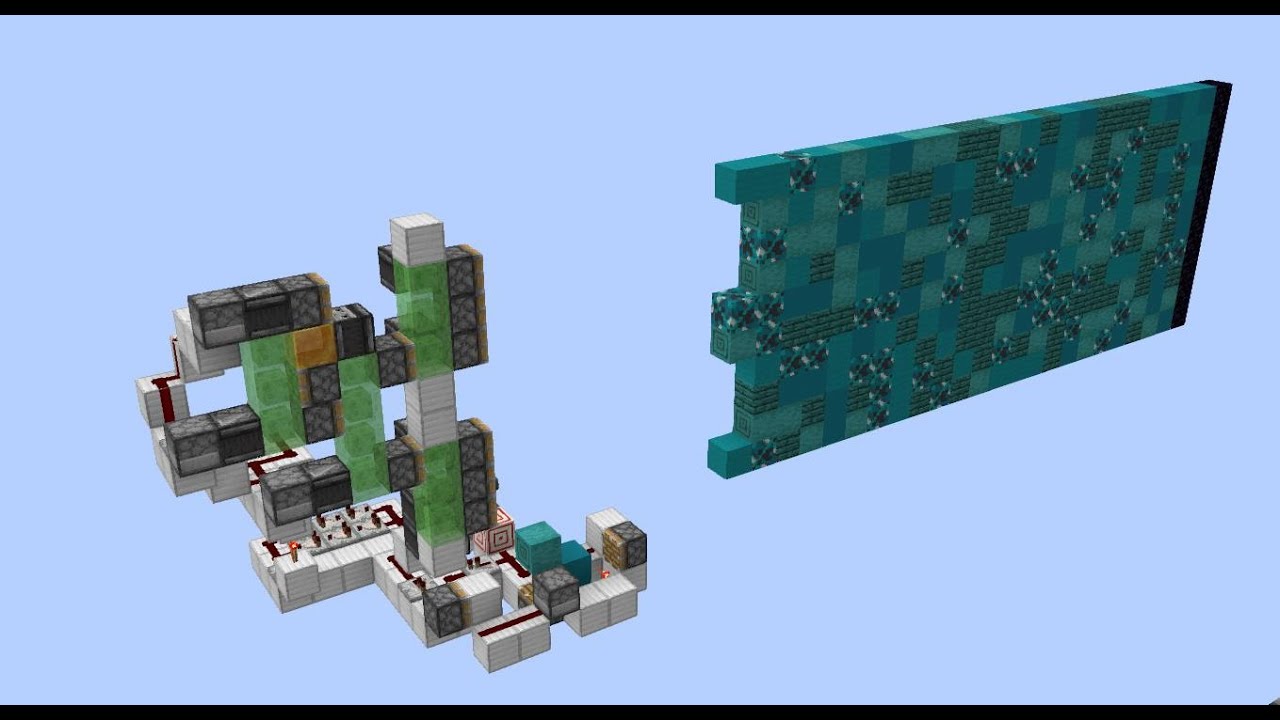 Fully Automatic AFK Randomized Wall Builder - Tutorial - Minecraft ...