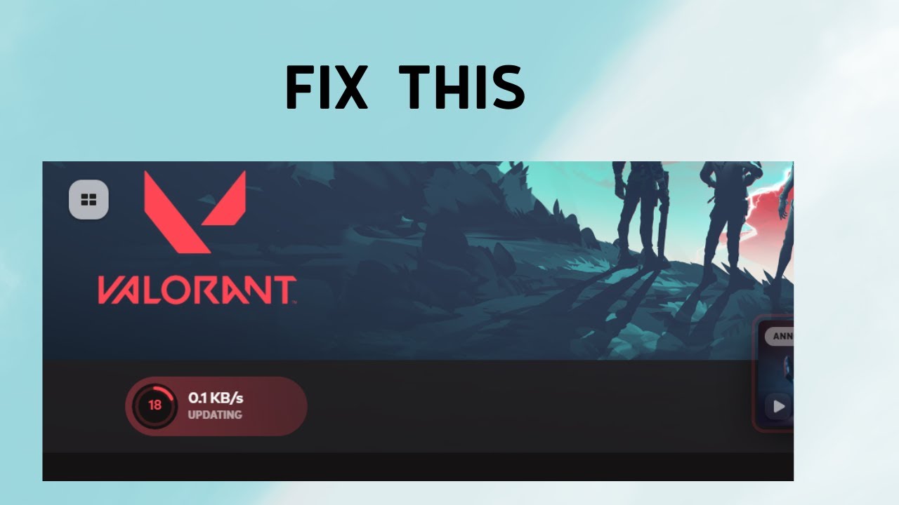 How to Fix Valorant Update Stuck at 0.1 KB - YouTube