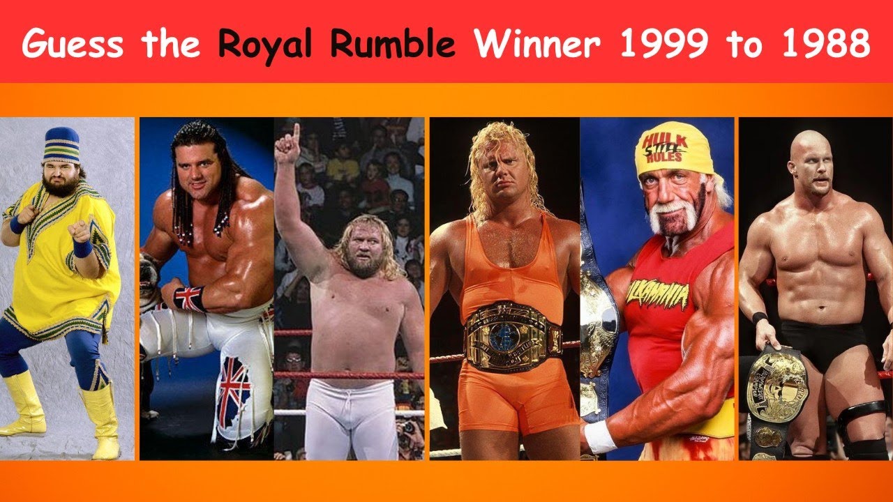 Guess The Royal Rumble Winner | 1999 to 1998 | Brain Games | - YouTube