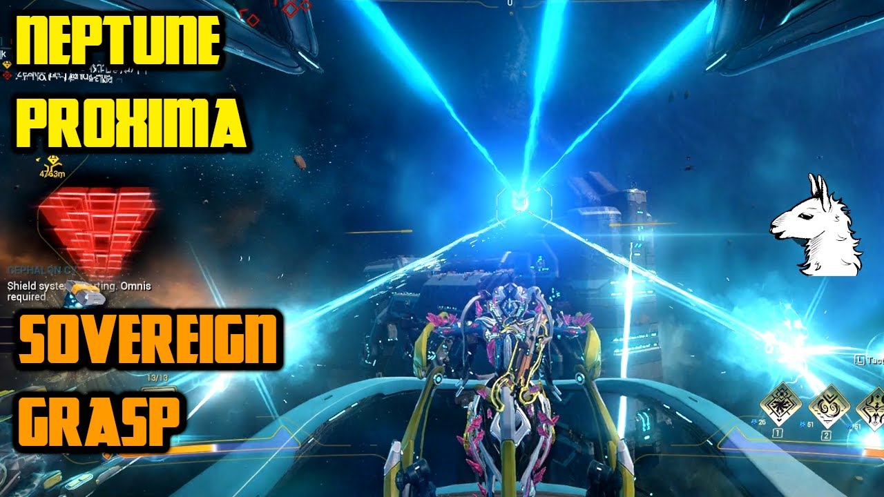 Let's Play Warframe - Neptune Proxima - Sovereign Grasp - YouTube