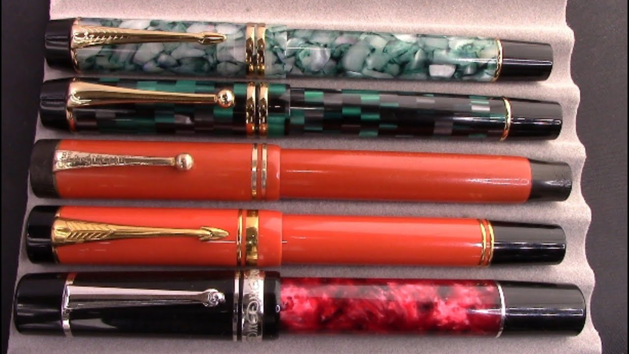 Moonman M600s Flat End Duofold Design for Fountain Pens - YouTube